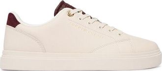 Tommy Hilfiger Sneakers Th Feminine Cupsole Monogram FW0FW09606 Creme