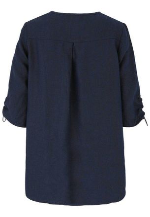 Doris Streich Klassische Bluse mit Raff&auml;rmeln