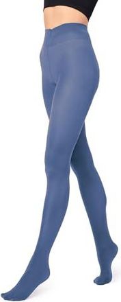 Merry Style Collants opaques pour femme en microfibre collants unis id&eacute;aux pour lautomne et lhiver 70 DEN (Jeans M (Taille du Fabricant: 3))