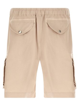Brunello Cucinelli Cargo Pocket Canvas Bermuda Shorts - Beige