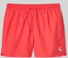 Calvin Klein Underwear Badeshorts mit Logo Detail