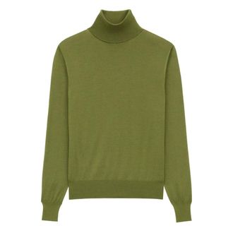 Saint Laurent Herren, Strickwaren, Grün, LGröße