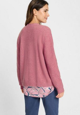 Olsen Cardigan mit V-Ausschnitt und Knopfleiste