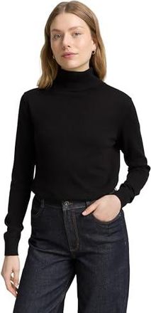 Tom Tailor 1047675 Pull-Over, 14482-Deep Black, XL Femme
