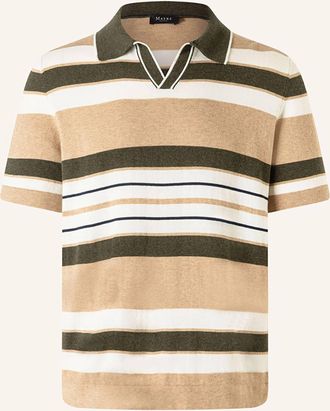 Maerz Maerz Muenchen Strick-Poloshirt braun