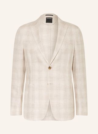 Ermenegildo Zegna Zegna Sakko Extra Slim Fit Mit Leinen beige