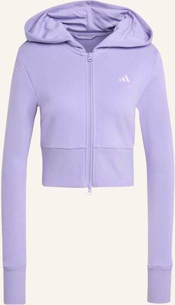 adidas Seasonal Essentials French Terry Track Top Mit Durchgehendem Reissverschluss lila