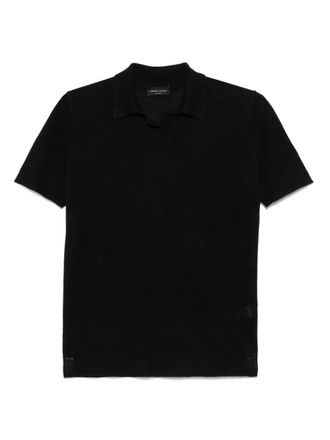 Roberto Collina t-shirt en lin - Noir