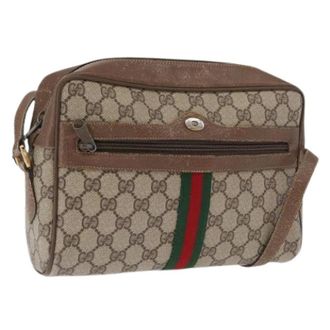 Gucci Sac bandouli&egrave;re en plastique Pre-owned - Femme - Pre-owned - Beige - Taille: ONE Size