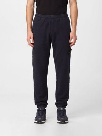 Stone Island Pantalon de jogging cargo en coton avec patch logo Compass