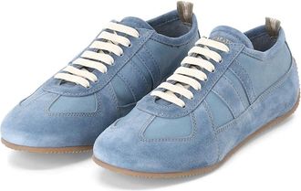 Officine Creative Low-Top Sneaker - Sneaker aus Veloursleder - Gr. 36 (EU) - in Blau - f&uuml;r Damen
