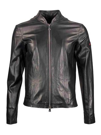 Peuterey Blouson En Cuir - Noir