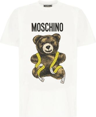 Moschino T-shirt en coton imprim&eacute; - Homme - Tops - Blanc - Taille: L