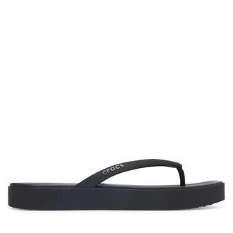 Crocs Zehentrenner Crocs Miami Square Flatform Flip 214161 Schwarz