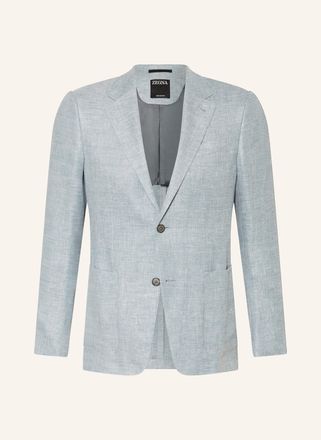 Ermenegildo Zegna Zegna Sakko Slim Fit Mit Leinen blau