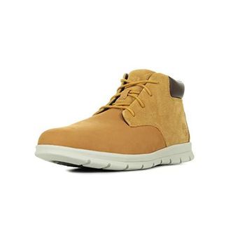 Timberland Graydon Leather Chukka, Bottes Homme, Jaune Wheat Nubuck, 41.5 EU