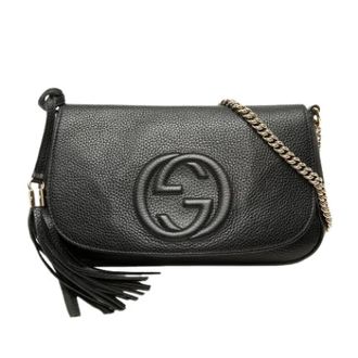 Gucci Sac bandouli&egrave;re vintage doccasion - Femme - Pre-owned - Noir - Taille: ONE Size
