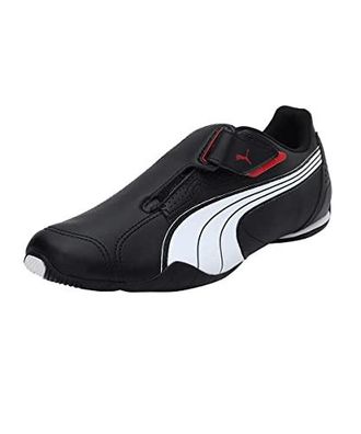 Puma Puma Redon Chaussures de Sport pour Homme - Multicolore - Schwarz (Black/White/Highriskred), 45 EU