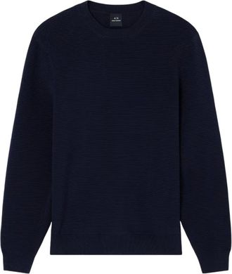 A|X Armani Exchange Herren, Strickwaren, Blau, SGröße