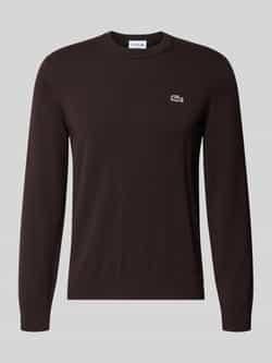 Lacoste Regular Fit Strickpullover aus Baumwoll-Mix