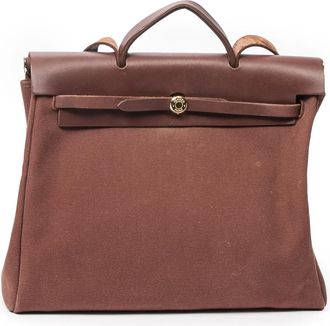 Herm&egrave;s Crossbody Bags - Herbag MM - Gr. unisize - in Braun - f&uuml;r Damen