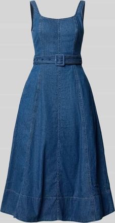 Tommy Hilfiger Fit and Flare Jeanskleid aus reiner Baumwolle