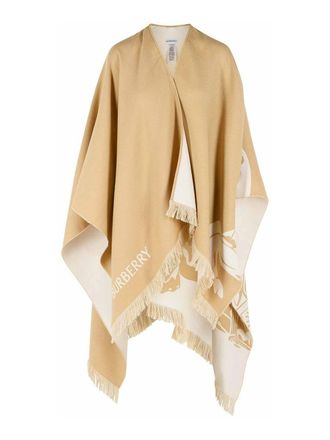 Burberry Manteau Au Genou - Beige