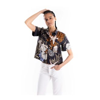 Marella Femme, Blouses et Chemises, Multicolore, Taille: 36 FR Chemises