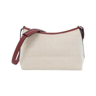 Herm&egrave;s Pre-owned Toile sacs-ports-paule - Femme - Pre-owned - Beige - Taille: ONE Size