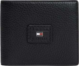 Tommy Hilfiger Herren Th Casual Flag Cc and Coin Am0am14255 Faltbare Brieftasche, Black (Black)