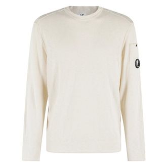 C.P. Company Ivory Lens Strick - - Knitwear - Herren - Wei&szlig; - L
