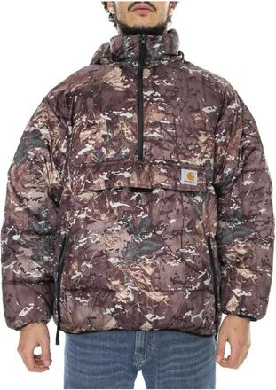 Carhartt Work in Progress Homme, Vestes, Multicolore, Taille: XS Veste &agrave; quart de zip &agrave; capuche