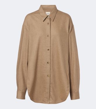 Khaite Oversize Hemd Goya aus Wolle und Cashmere