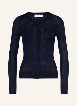 Lacoste Strickjacke blau