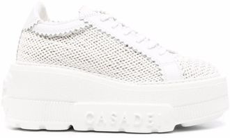 Casadei Low-Top Sneaker - Sneakers White - Gr. 40 (EU) - in Wei&szlig; - f&uuml;r Damen