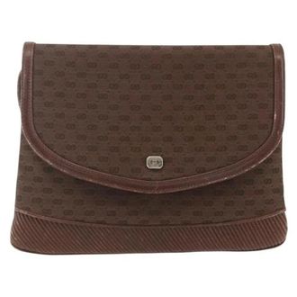 Gucci Sac bandouli&egrave;re en toile Pre-owned - Femme - Pre-owned - Brun - Taille: ONE Size