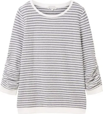 Tom Tailor Sweatshirt Strick & Sweatshirts Sweatshirt mit Streifenmuster