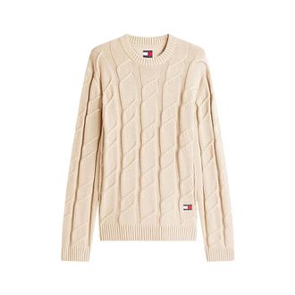 Tommy Jeans Herren, Strickwaren, Beige, SGr&ouml;&szlig;e