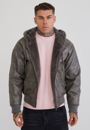 Siksilk Herren Graue Wendejacke XXL