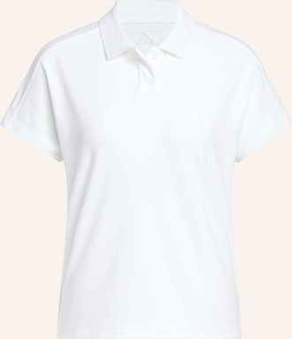 adidas ultimate365+ Butterspun Poloshirt, Locker Geschnitten weiss