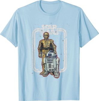 Star Wars R2 D2 And C3PO Vintage T-Shirt