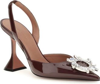 Amina Muaddi Begum Pump - Bordeaux