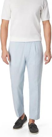 Strellson Herren Bundfaltenhose blau Baumwolle