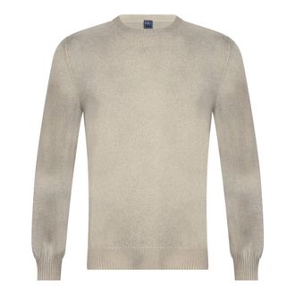 Fedeli Vielseitiger Pullover mit Rundhalsausschnitt - - Knitwear - Herren - Beige - L