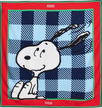 Essentiel Echarpes Foulards Joopy Rouge Bleu