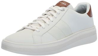 Cole Haan Homme Grand Crosscourt Premier Basket, Blanc Ivoire, Bronzage Britannique, 44.5 EU