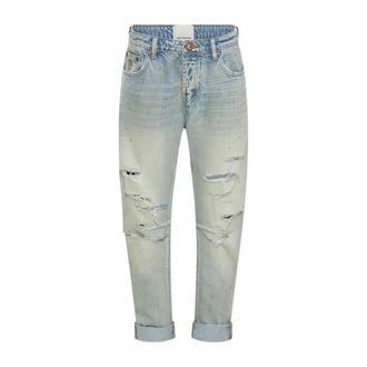 One Teaspoon Distressed Skinny Jeans - - Jeans - Damen - Blau - W29