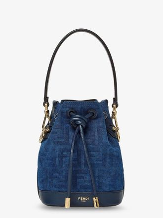 Fendi Mon Tresor FF flocked denim crossbody bag - FENDI - gender_Woman