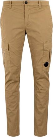 C.P. Company C.p. Company, Homme, Pantalons, Beige, Taille: L Slim-fit Pantalons
