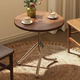 Generic Runder Beistelltische, Beistelltisch Couch Mit Kugelfu&szlig;, Abgerundeten Ecken, Hohe Stabilit&auml;T for Schlafzimmer Und Caf&eacute;S